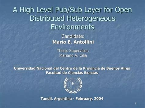 ppt a high level pub sub layer for open distributed heterogeneous