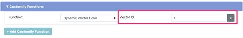 Change Dynamic Vector Color Function Customily