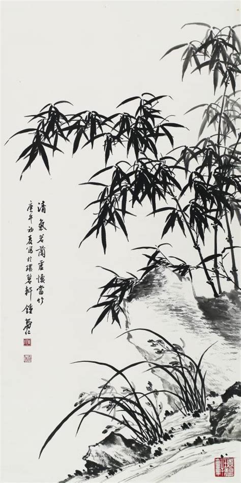 鍾壽仁 墨竹｜2016秋拍 帝圖拍賣 領銜全台書畫文物類第一拍賣品牌