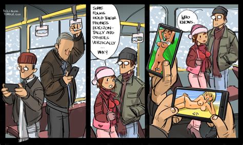 Rule 34 Au Artist Boli Blog Breasts Bus Glasses Nipples Smartphone
