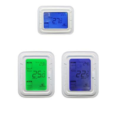 Electronic Digital Air Conditioner Room Thermostat With Green And Blue Screen Option