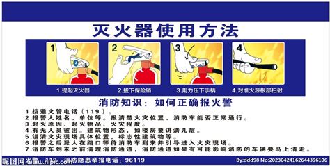 消火栓灭火器使用方法原文件设计图 广告设计 广告设计 设计图库 昵图网