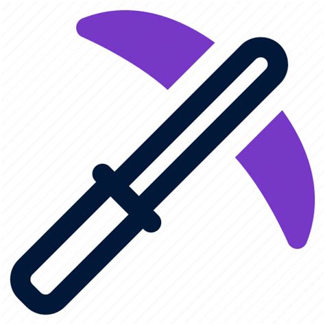 Pick Axe Steel Mining Work Icon Download On Iconfinder
