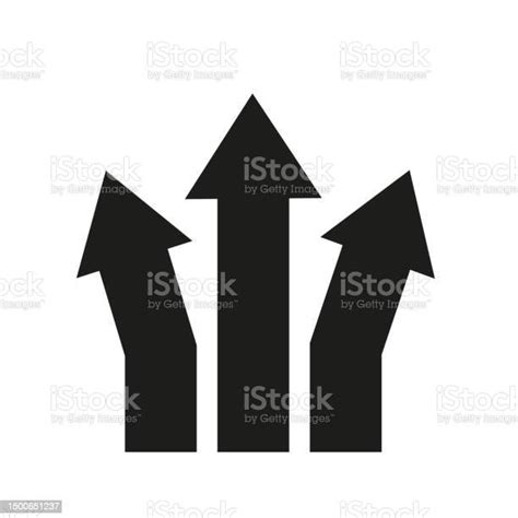 세 개의 경로가 있는 분리 화살표 벡터 그림입니다 스톡 이미지 3가지 개체에 대한 스톡 벡터 아트 및 기타 이미지 3가지