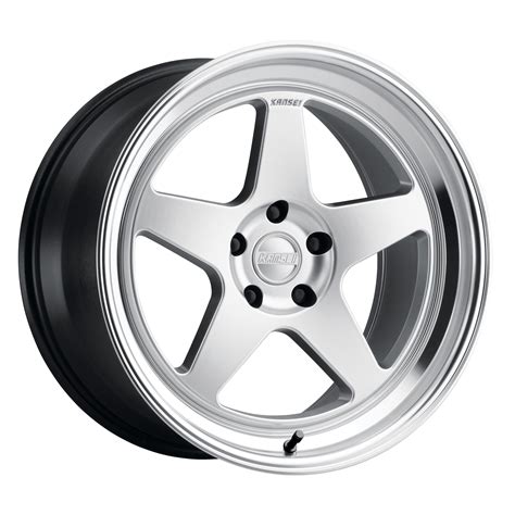 Kansei Knp Wheels Hyper Silver Bright Machined Lip Patterson Performance Parts