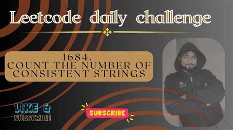1684 Count The Number Of Consistent Strings Leetcode Daily Challenge