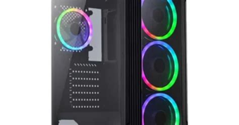 Xtreme Xjogos 200 12 Rgb Mid Tower Black Atx Gaming Casing Price In