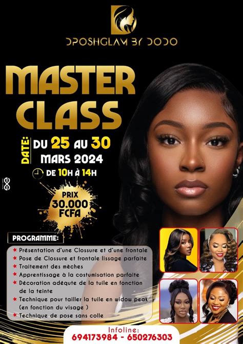Affiche Master Class Graphic Concept