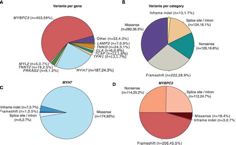 Distribution Of Hcm Associated Variants Pathogeniclikely Pathogenic