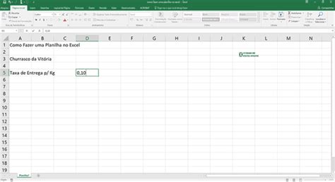 Como Criar Uma Planilha No Excel Passo A Passo Cursos De Excel Online