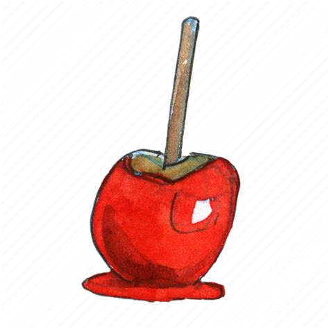 Apple Candy Fall Poison Snack Treat Trick Or Treat Icon
