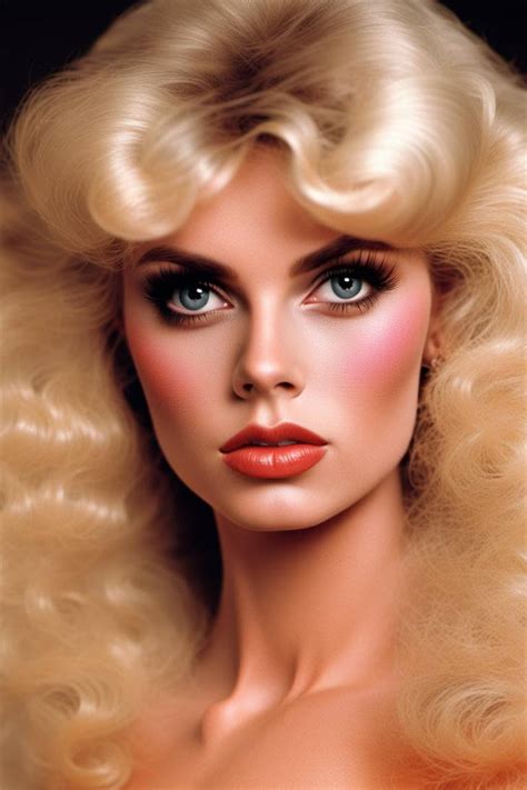Bimbo Plump Lips Blonde Big Eyes Long Lashes By Gunnyohone On
