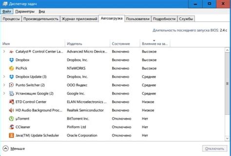 Автозагрузка в Windows 10 как отключить автозапуск программ и