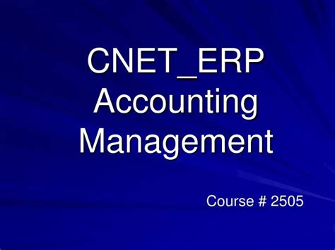 Ppt Cneterp Accounting Management Powerpoint Presentation Free Download Id1175161