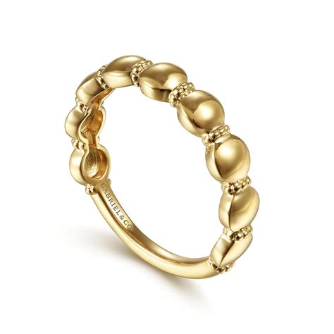 14k Yellow Gold Stackable Bujukan Ring Type Sku Lr51959y4jjj