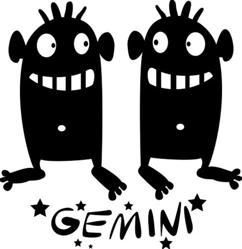 Gemini Funny Vector Images Over 310