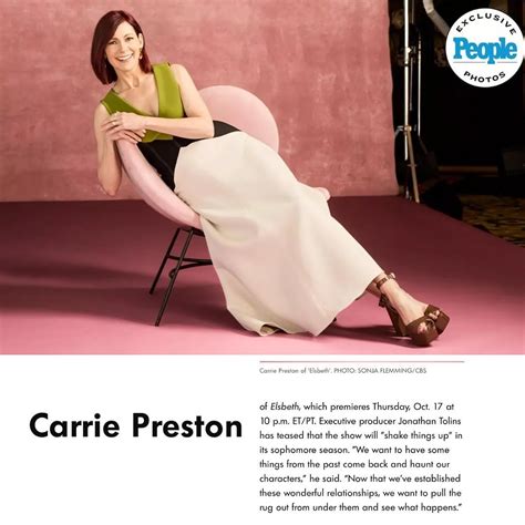 Cbstv Portrait Studio With People Elsbeth Season Premieres October