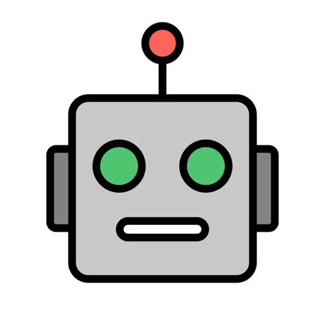 Ai Robot Icon Machine Icon Vector 34370536 Vector Art At Vecteezy