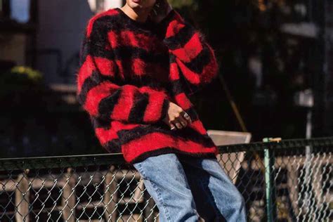 【カート・コバーンが愛した！】赤×黒の太ピッチボーダーのモヘアを唯一無二の極上素材で継承した逸品とは？ Forza Style