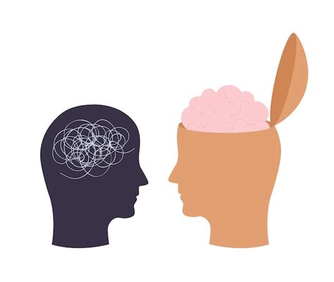 Premium Vector Mental Health And Brain Disorders