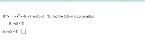 Solved Find The Inverse Of The Given One To One Function Chegg Com