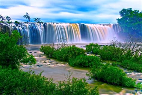 Banco de imagens panorama agua natureza ao ar livre cascata região selvagem Visão terra