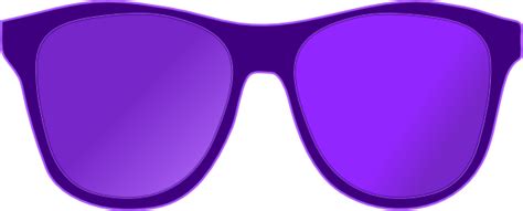 Purple Sunglasses Front Clip Art At Vector Clip Art Online