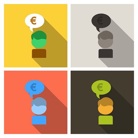 벡터와 생각 구름 생각 남자 실루엣 Ai Eps Uidownload