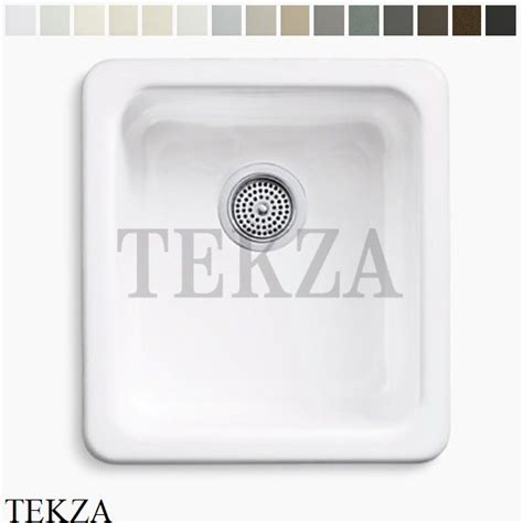 Kohler Iron Tones Мойка для кухни встраиваемая снизу или сверху, без ...