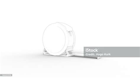 흰색 배경에서 격리된 측정 테이프의 3d 렌더링 공구상자에 대한 스톡 사진 및 기타 이미지 공구상자 일러스트레이션 0명