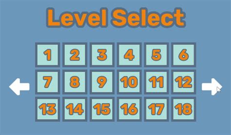 Level Select Menu Godot 3 Recipes