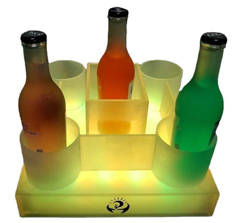 Pmma Perspex Acrylic Led Wine Rack Stand China Acrylic Led Wine Rack