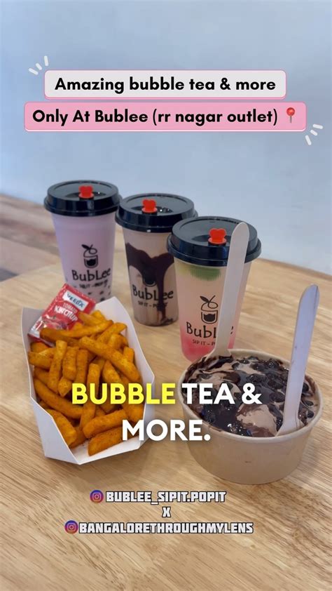 Bublee Boba Tea Cafe Bubleesipitpopit • Instagram Photos And Videos