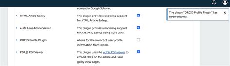 Orcid Profile Plugin Cannot Be Enabled In Ojs 3401 Software Support Pkp Community Forum