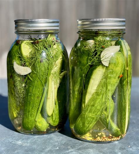 Homemade Quick Pickled Cucumbers Rfood