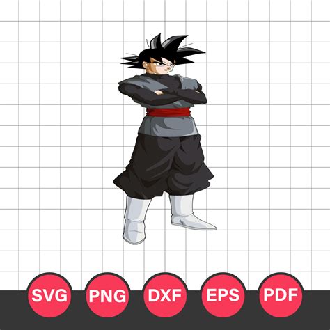 Black Goku Dragon Ball Super Svg Black Goku Svg Zamasu Svg Inspire