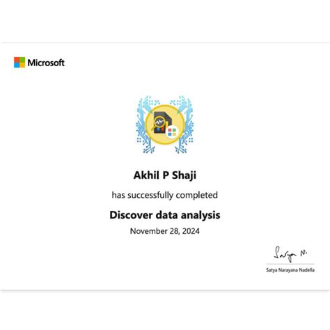 Akhil P On Linkedin Today I Earned My Discover Data Analysis Badge