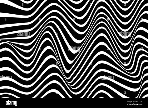 Abstract Curved Wavy Lines Pattern Vector Illustration Stock Vector Image Art Alamy