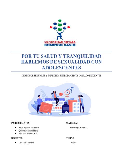 Ajmun Por Tu Salud Y Tranquilidad Hablemos De Sexualidad En