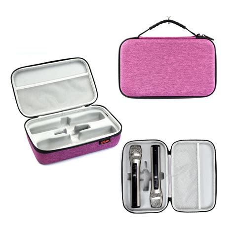 Customized Purple Portable Wireless Microphone Storage Box Dongyu Packaging