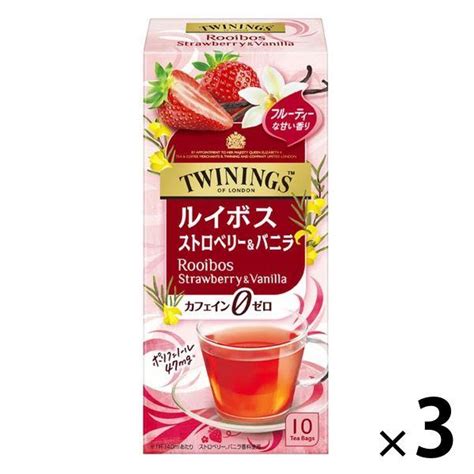 카페인 제로편강 물산 트와닝 루이 보스 스트로베리 Amp바닐라 1세트30백10백입×3상자 재팬스토어 일본약