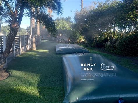 Feedback Of 20000 Litre Pool Bladder From South Africa Customer Bancytank