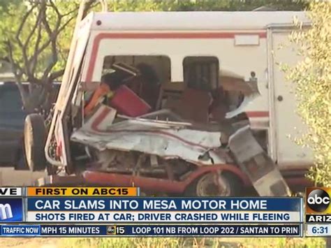 Police Investigating Shooting Crash In Mesa