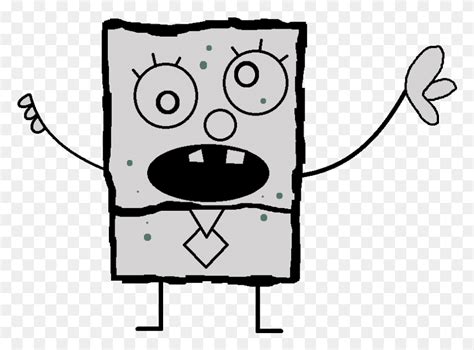 Like Doodlebob Cartoon Face Person Human Hd Png Download Flyclipart