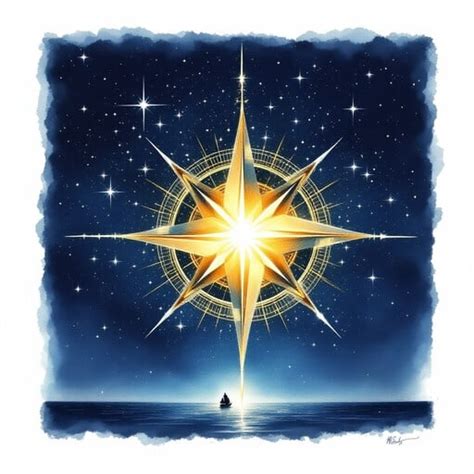 Free Celestial Compass Glows Image Compass Stars Navigation