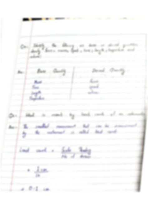 Solution Physics 9 Class Chapter 1 Physical Quantities And