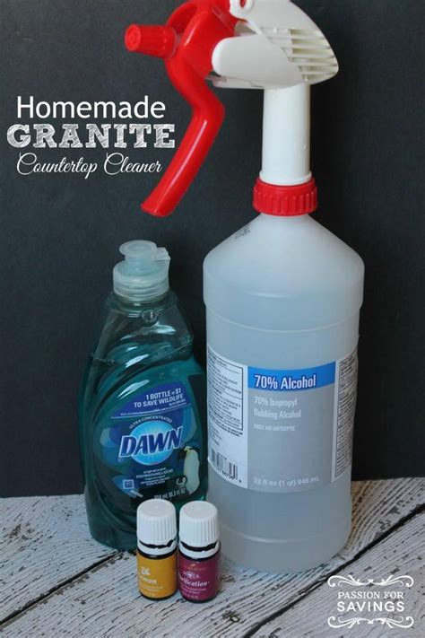 Granite Countertop Cleaner Recipe Passion For Savings