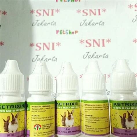 Jual Ketrixin Obat Tetes Mata Hewan 10 Ml Ketrixin Obat Tetes Mata