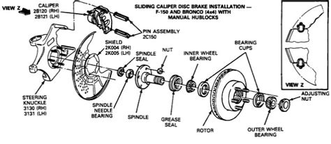 2000 Ford F 350 Front Hub Assembly Diagram