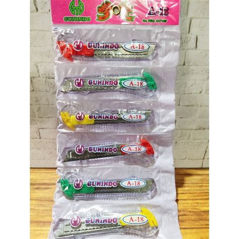Jual Cutter Gunindo A 18 Besar Bening 1 Pcs Shopee Indonesia